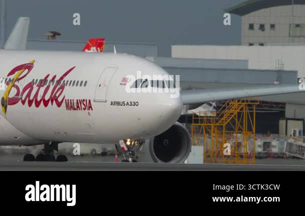 KUALA LUMPUR, MALAYSIA - JANUARY 14, 2025: Plane of Batik Air Malaysia ...