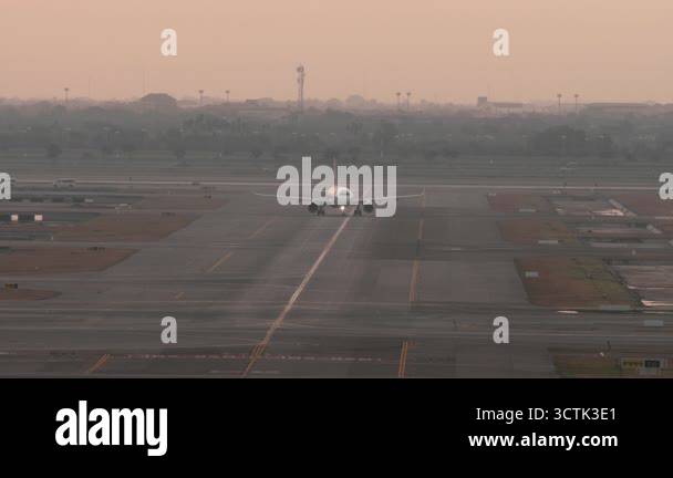 Airplane dawn on runway Stock Videos & Footage - HD and 4K Video Clips ...
