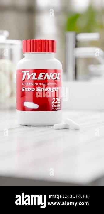 Tylenol bottle acetaminophen tablets Stock Videos & Footage - HD and 4K ...
