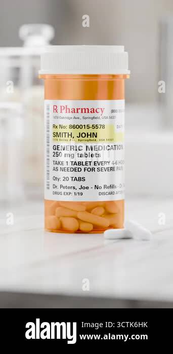 Slow Dolly Camera Movement Generic Medication Prescription Medicine ...