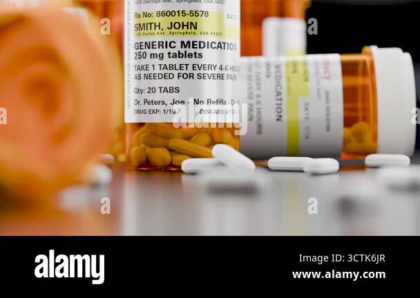 Slow Dolly Camera Movement Generic Medication Prescription Medicine ...