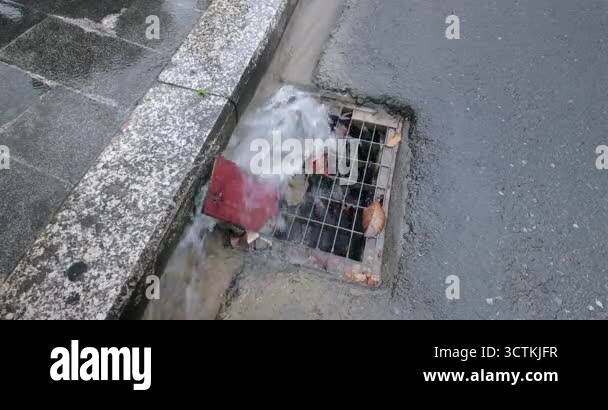 Close up down street gutter Stock Videos & Footage - HD and 4K Video ...