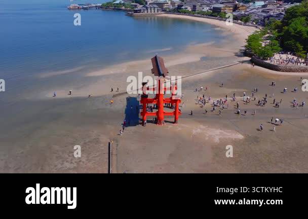 Aerial torii gate itsukushima Stock Videos & Footage - HD and 4K Video ...