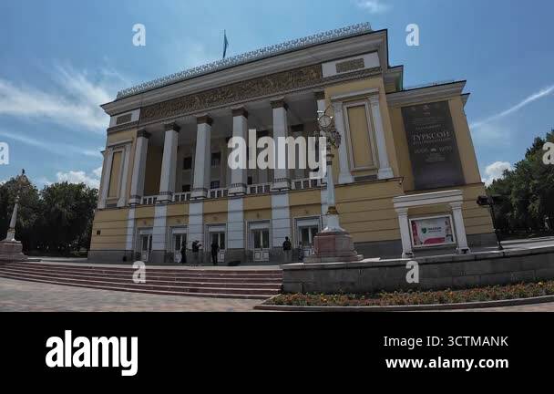 Almaty, Kazakhstan - June 15, 2025 - Abay State Opera and Ballet ...
