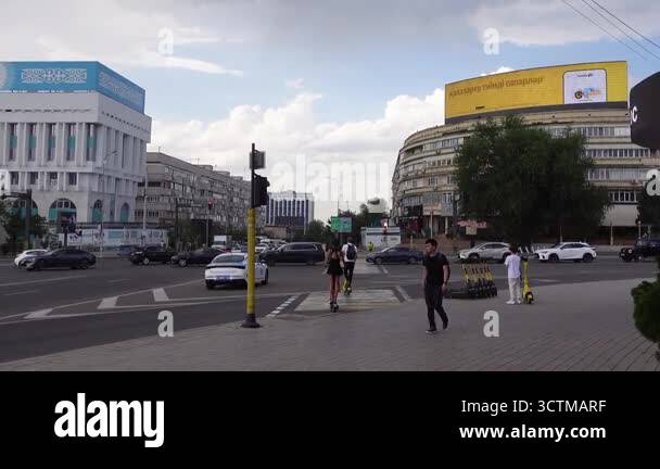 Almaty, Kazakhstan - June 16, 2025 - Republic Square (Independence ...