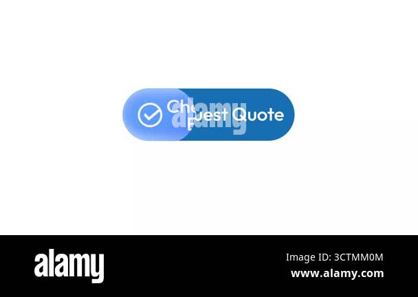 Request a quote button on the white and green screen with check your email message appearing ...