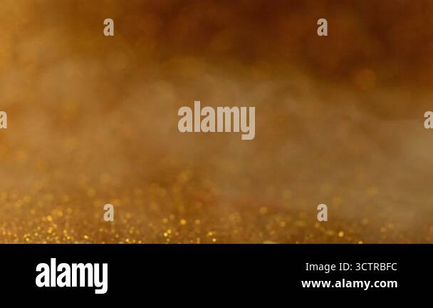 Cloud smoke. Shimmer texture. Blur yellow golden colorful ink in ...