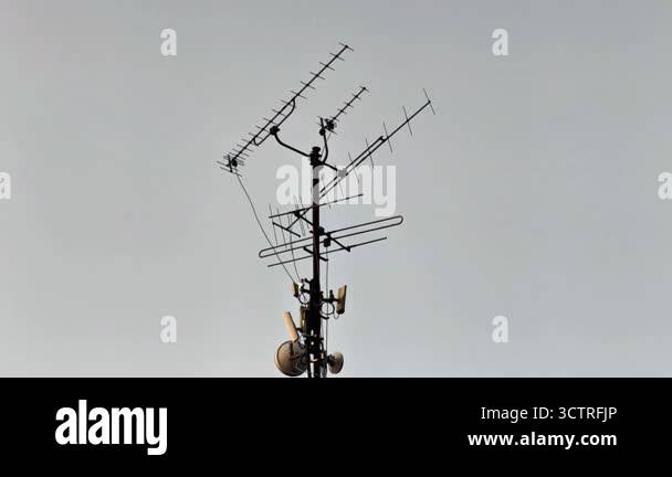 Antenna reception transmission tower Stock Videos & Footage - HD and 4K ...