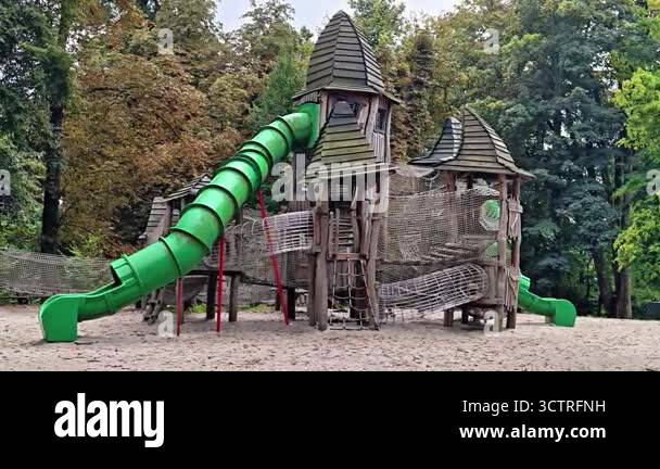 Large wooden play structure Stock Videos & Footage - HD and 4K Video ...