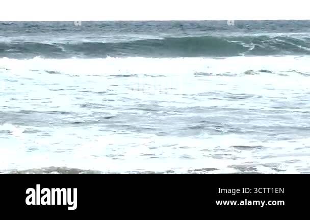 Close up of Very Large Storm Waves Forming from Hurricane Erin Many ...