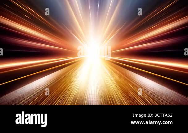 Looped zooming effect video of radiant and vibrant abstract background ...