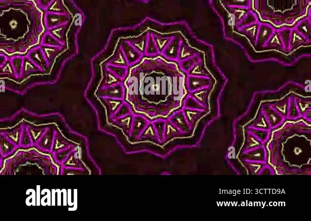 Seamless Animated VJ Pattern Background Stock Video Footage - Alamy