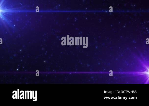 Vibrant cosmic light burst with starry motion Stock Video Footage - Alamy