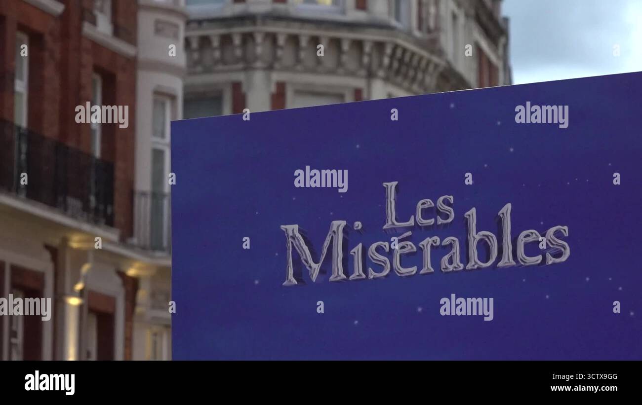 Les Miserables celebrates 40th anniversary Gala in London Stock Video ...