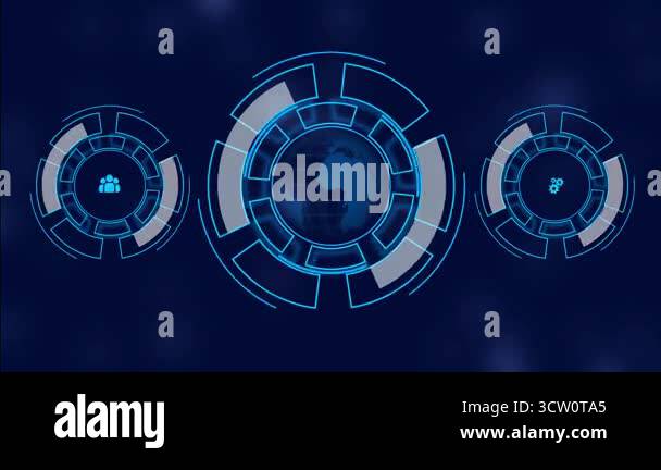 digital marketing technology. business, network concept. network ...