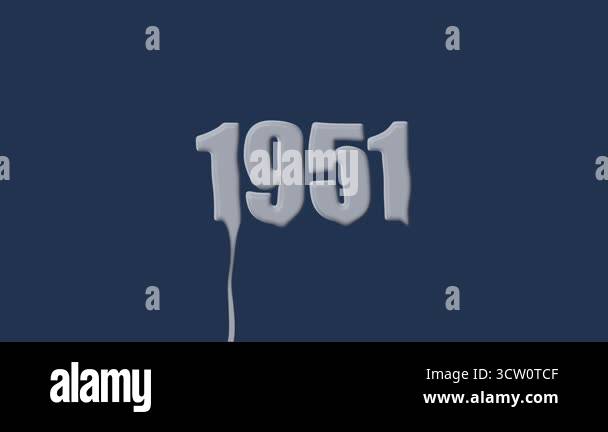 1951 text background animation liquid system. Glowing liquid text ...