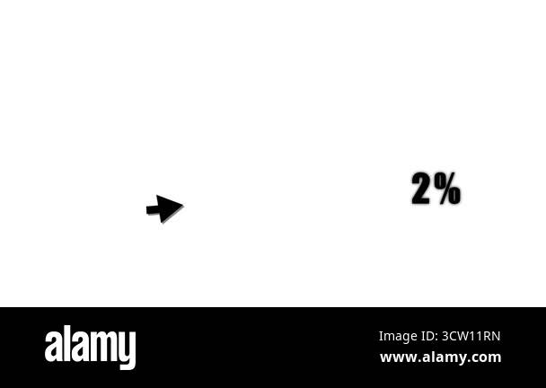 increase of percentage chart in a circle Stock Video Footage - Alamy