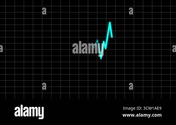 Heartbeat pulse rate blue animation Stock Video Footage - Alamy