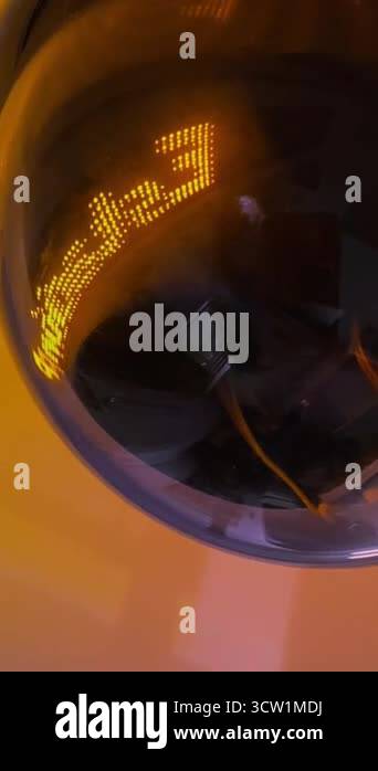 Interior of subway car, of Buenos Aires subway, running line with ...