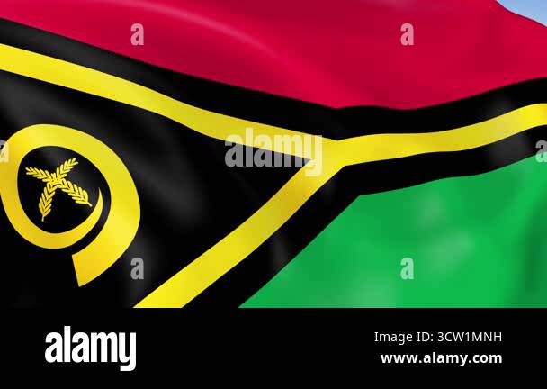 High detailed flag vanuatu Stock Videos & Footage - HD and 4K Video ...