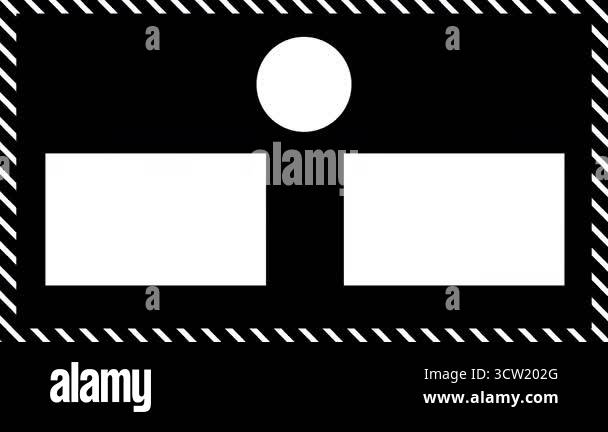 Animated social media end screen template with a jiggle motion. White ...