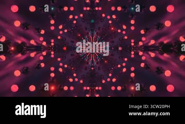 Immerse in a captivating display of vibrant tunnel visuals, featuring ...