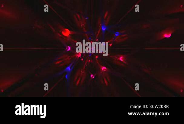 This video features a vibrant tunnel loop that continuously transitions ...