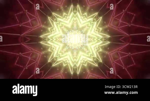 Dynamic tunnel visuals create a seamless loop with vibrant colors and ...