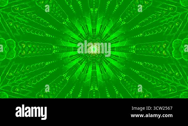 A captivating green tunnel visual loop offers a seamless and immersive ...