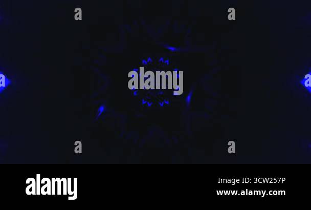 This video displays a captivating blue tunnel design that seamlessly ...