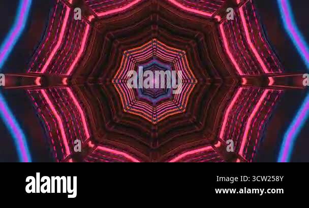 Experience a captivating tunnel visual that seamlessly loops with vivid ...