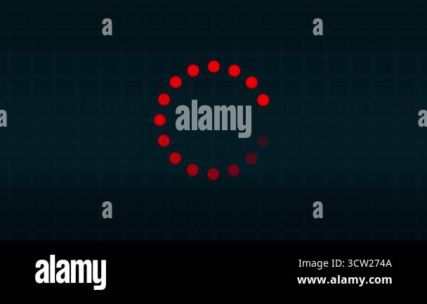 neon red circle. abstract glowing shape with light effect. glowing ...