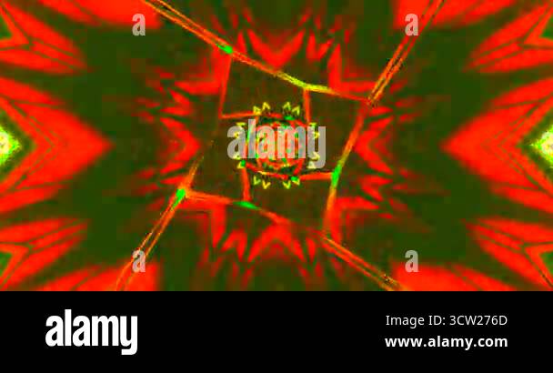 Experience a captivating tunnel video loop featuring bright colors and ...