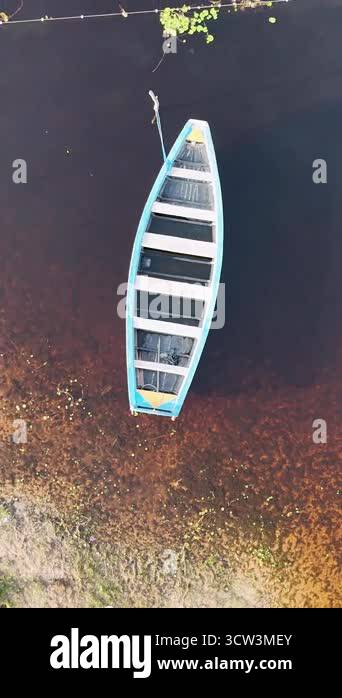 Isolated Boat At Santo Amaro In Maranhao Brazil. Beautiful Ecosystem ...