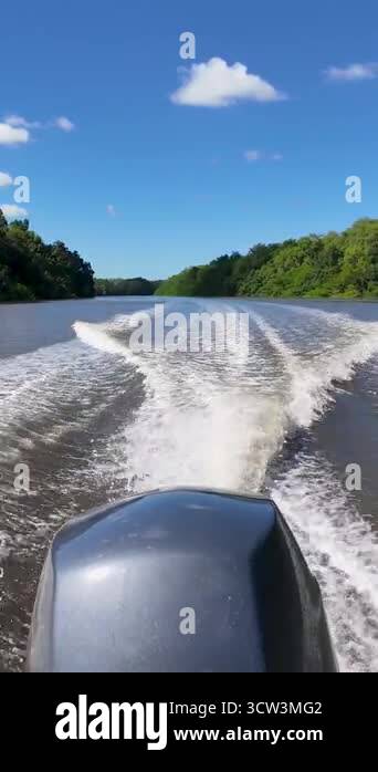 Boat Tour At Tutoia In Maranhao Brazil. Parnaiba Delta Landscape ...