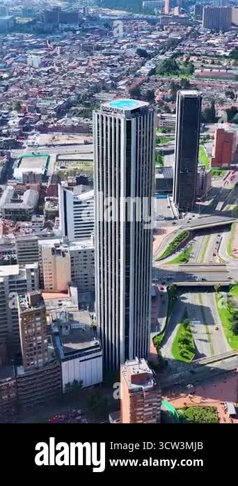 Bogota Skyline In District Capital Colombia. Metropolis Downtown ...