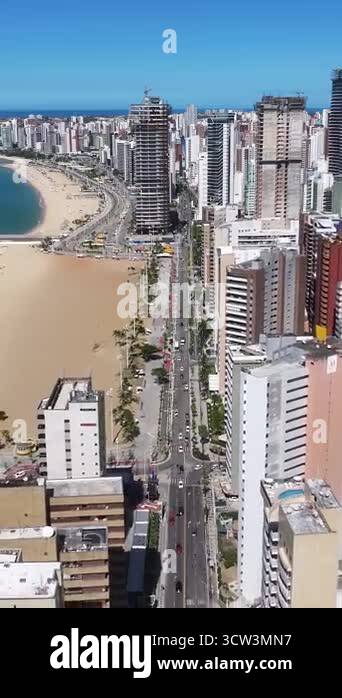 Fortaleza Skyline At Fortaleza In Ceara Brazil. Coast City. Downtown ...