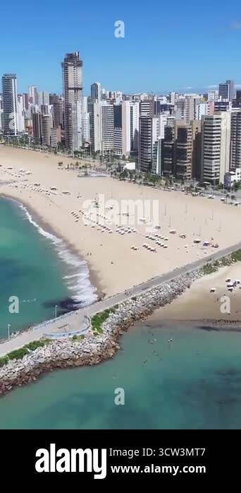 Fortaleza Skyline At Fortaleza In Ceara Brazil. Coast City. Downtown ...