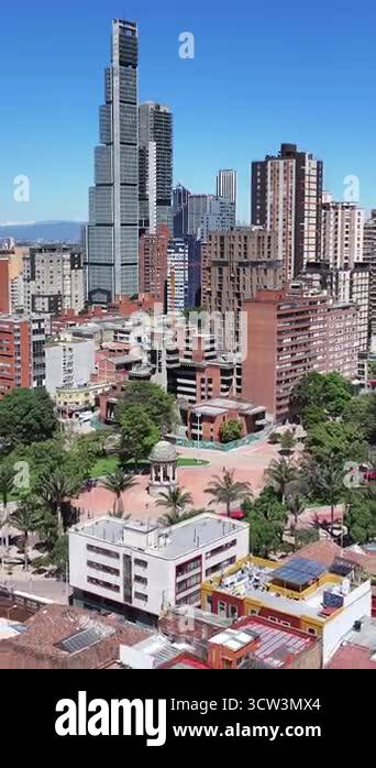 Bogota Skyline In District Capital Colombia. Metropolis Downtown ...