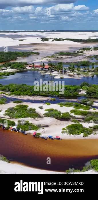 Betania Village At Santo Amaro In Maranhao Brazil. Nature Landscape ...