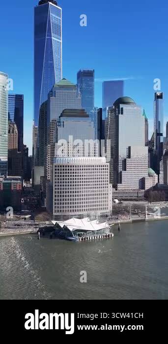 New York Skyline At Manhattan In New York United States. Highrise ...