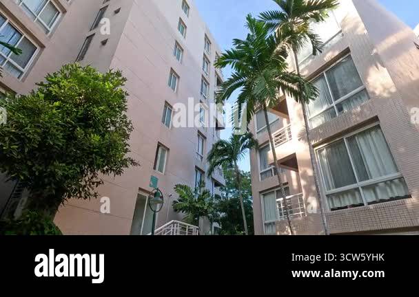 High rise building surrounded lush Stock Videos & Footage - HD and 4K ...