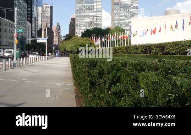 New York City, United States - 12 Sept 2023: United Nations UN ...