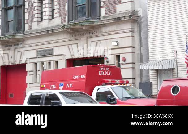 New York City, United States - 30 Aug 2023: NYFD car, USA fire ...