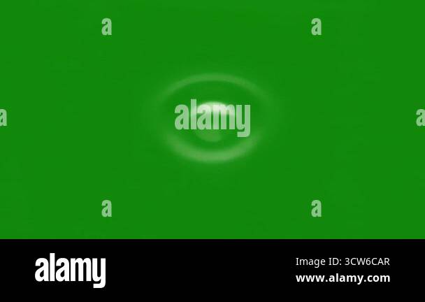 Water ripple effect on a green screen background, perfect for adding ...
