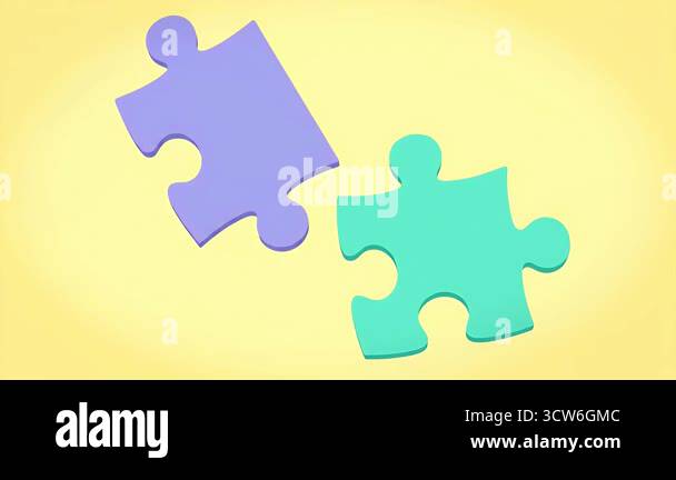 Colorful puzzle pieces form Stock Videos & Footage - HD and 4K Video ...