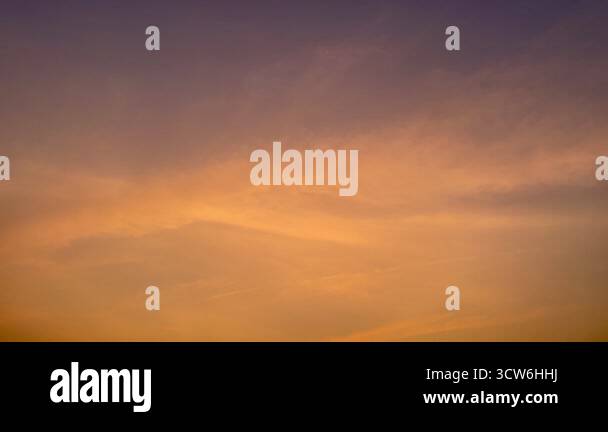 Gentle dusk sky with pastel colors fading into the horizon during ...