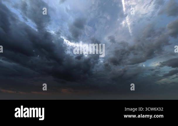 3D rendering of the sky and clouds 360 degrees Stock Video Footage - Alamy