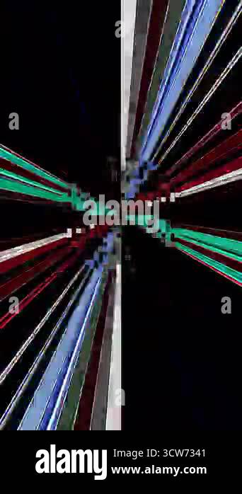 3D animation vertical beautiful video colorful abstract bright light energy 4K abstract lines ...