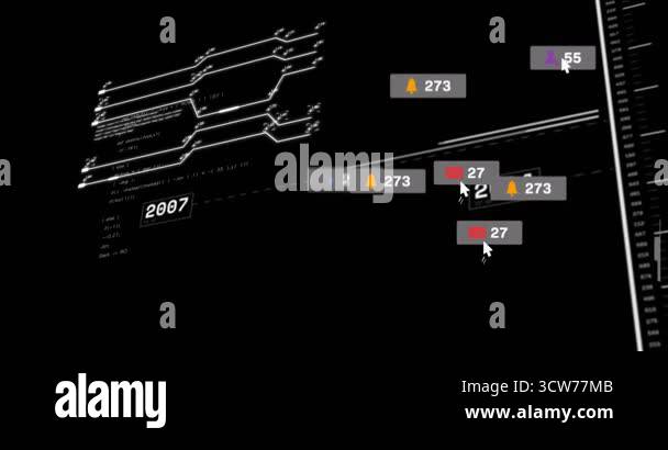 Timeline opening on black screen starting path shifts, animating icon ...